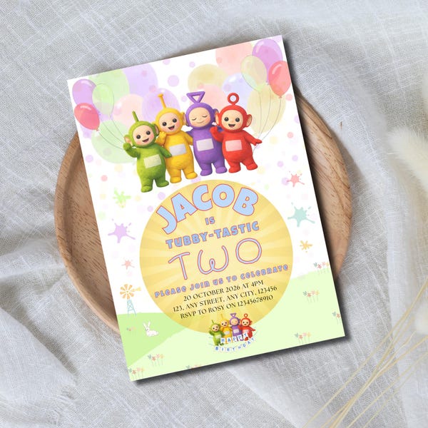 Teletubbies Birthday - Etsy UK