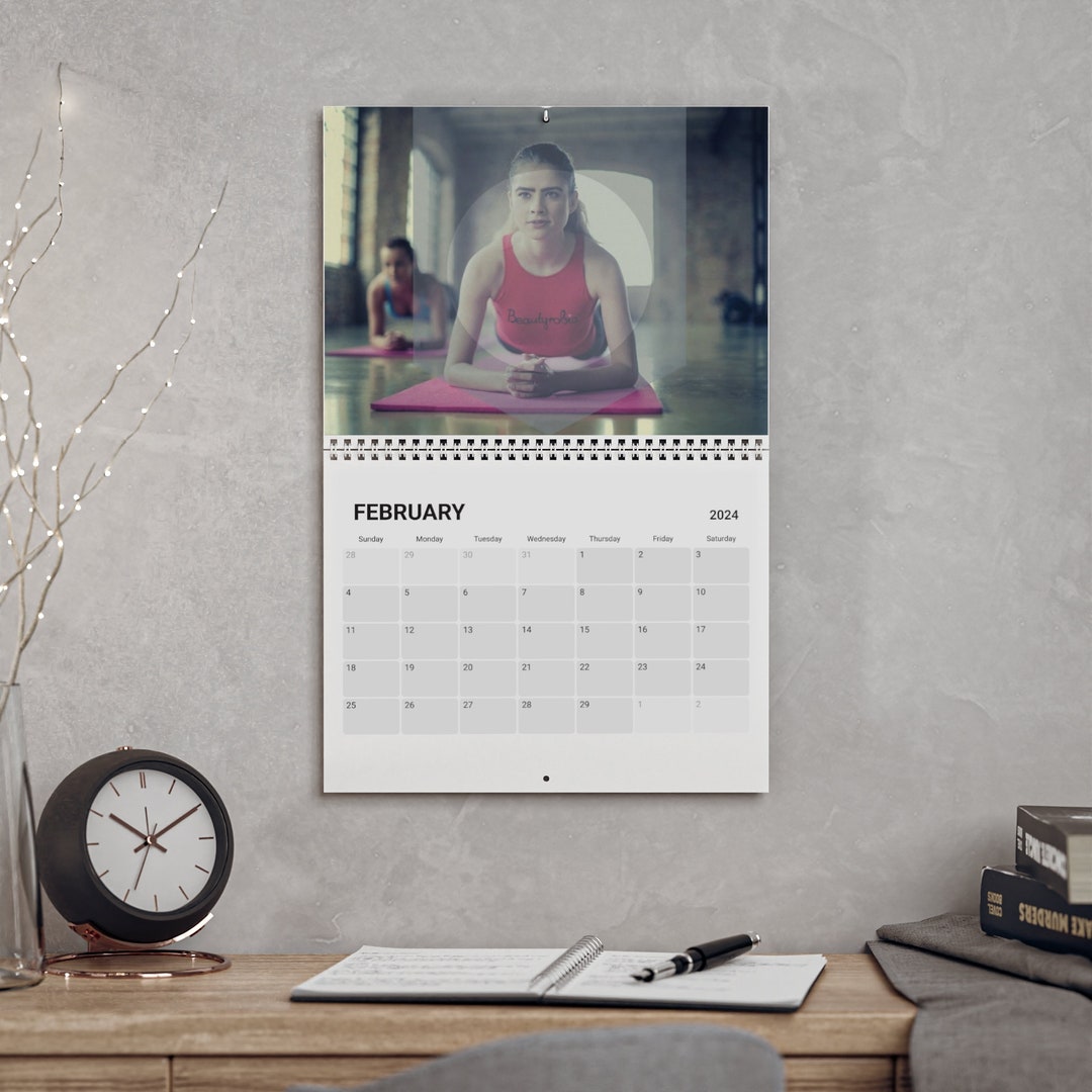 Gym Calendar 2024, Sports Calendar, Exercise Routine Calendar, Diet and ...