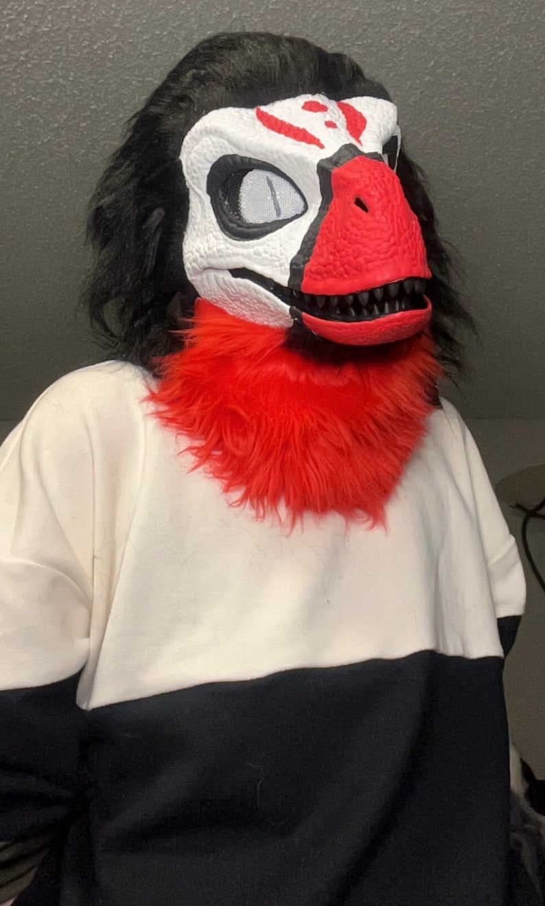 Raptor Mask Fursuit Head - Etsy