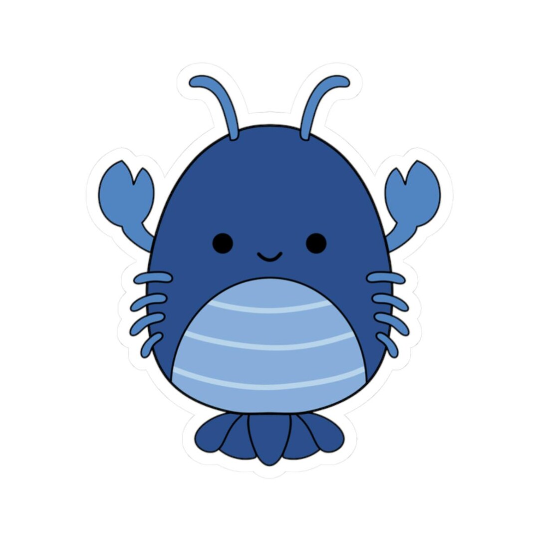 Lobert the Lobster Stickers, Cute Notebook Sticker, Fun Planner Decal ...