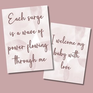 32 Birth Affirmation Cards, Birth Affirmations, Positive Affirmation ...