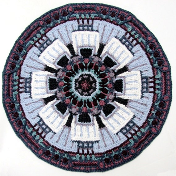 PDF Oriental Poppy Mandala instant DOWNLOAD printable overlay | Etsy