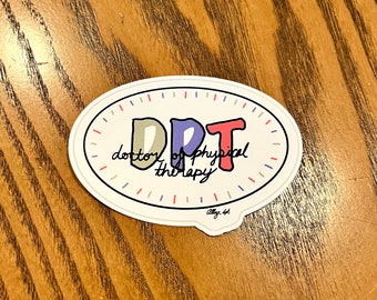 Pelvic Health Physical Therapy Sticker, Physical Therapist, DPT Sticker ...