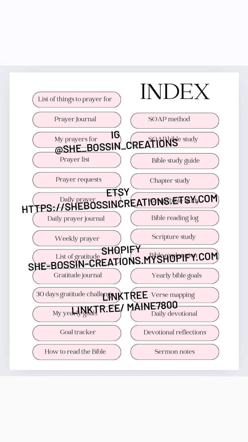 Prayer Journal - Etsy