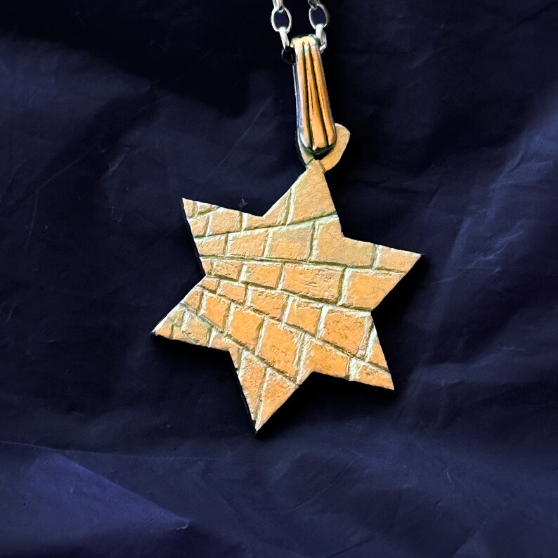 Magen David Jewish Star Israel Necklace Judaica Solid Sterling Silver ...