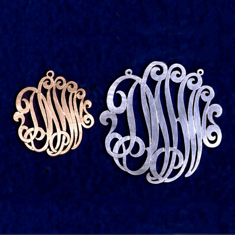 Script Initials - Etsy
