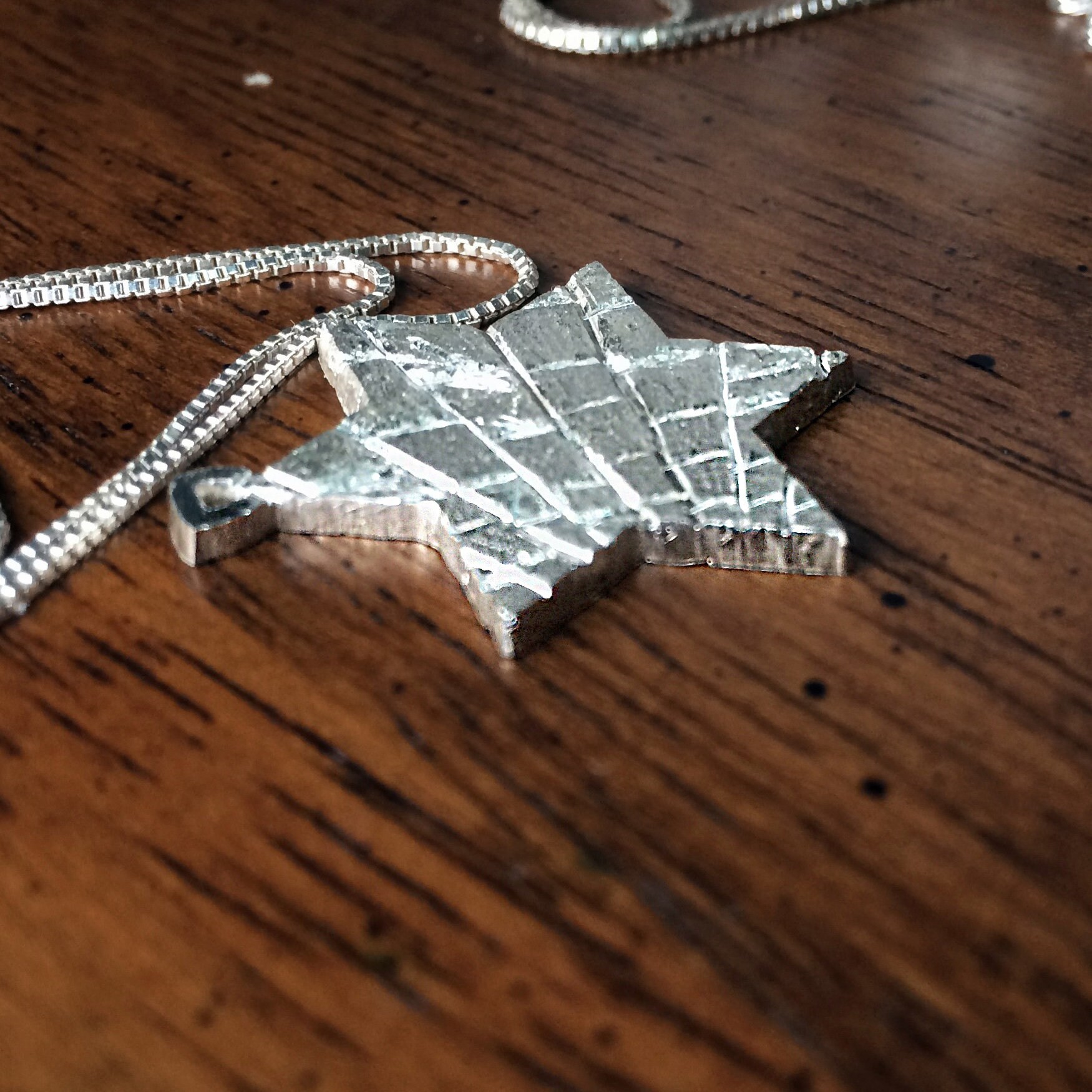 Magen David Jewish Star Israel Necklace Judaica Solid Sterling Silver ...