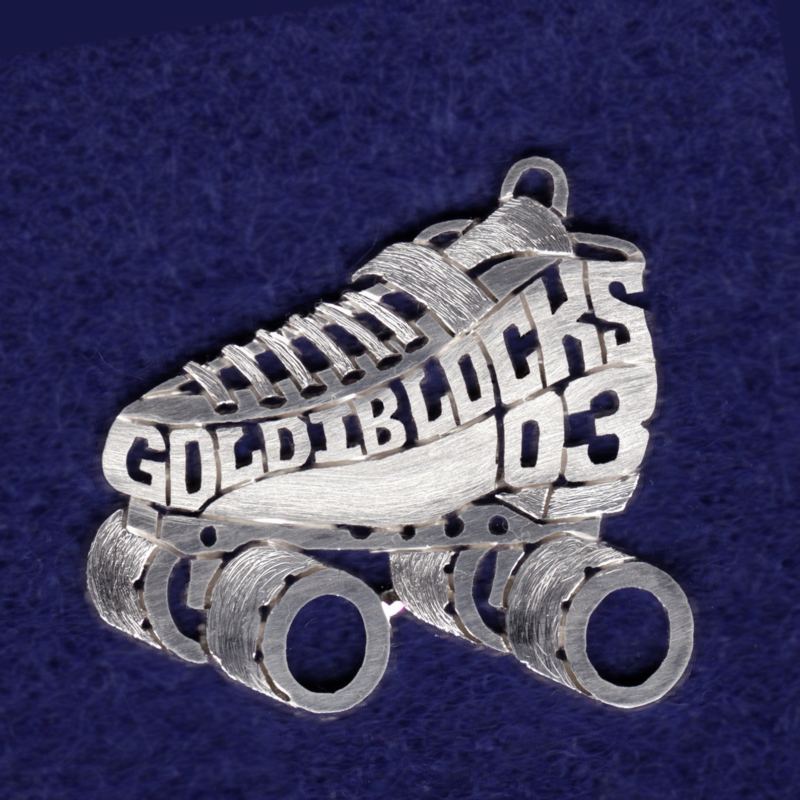 Roller Skate Name Necklace Personalized Jewelry Solid Sterling Silver ...