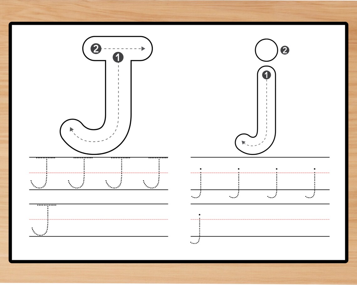 Traceable Alphabet Letters, Printable Letter Tracing Worksheets ...