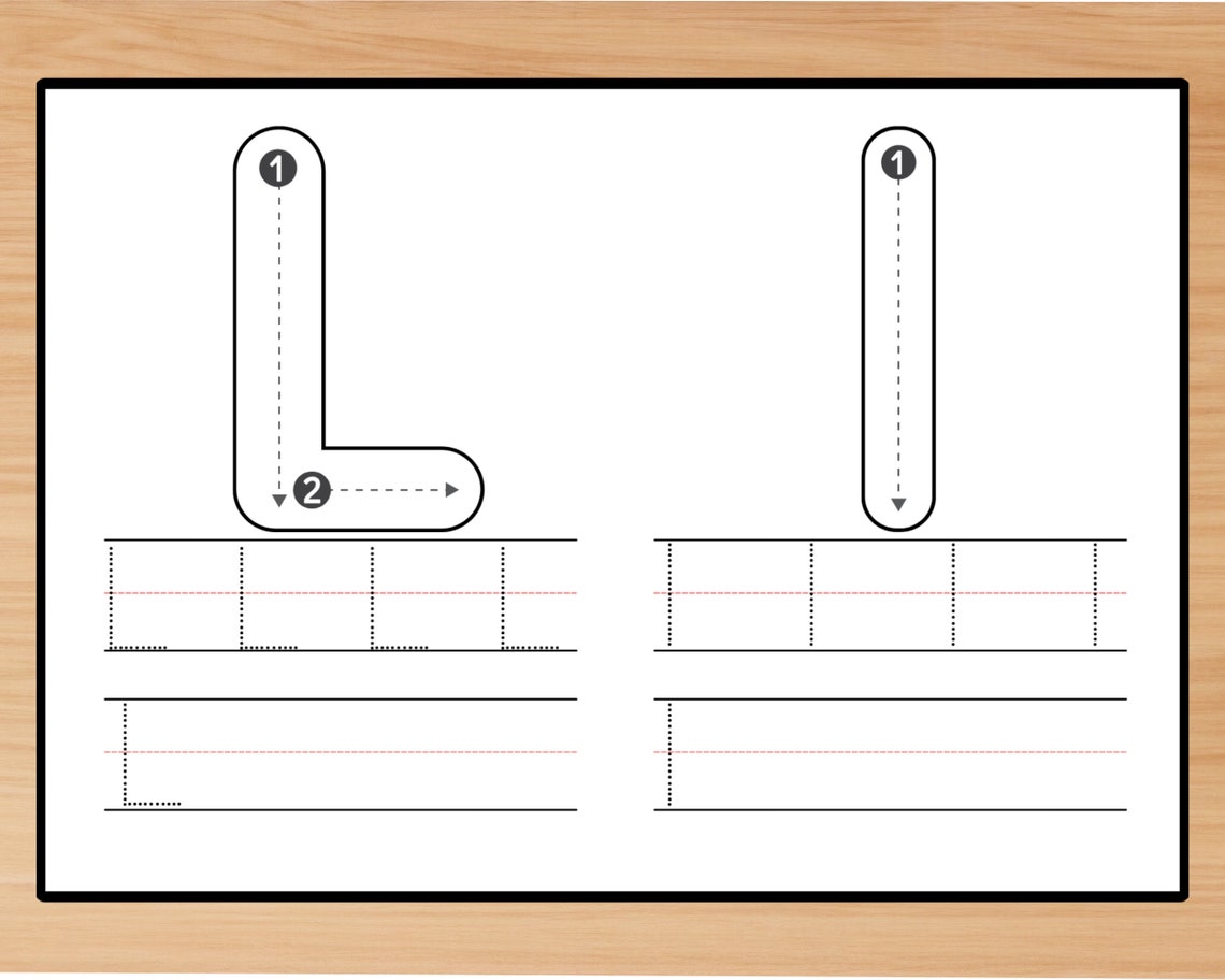 Traceable Alphabet Letters, Printable Letter Tracing Worksheets ...