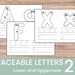 Traceable Alphabet Letters, Printable Letter Tracing Worksheets ...