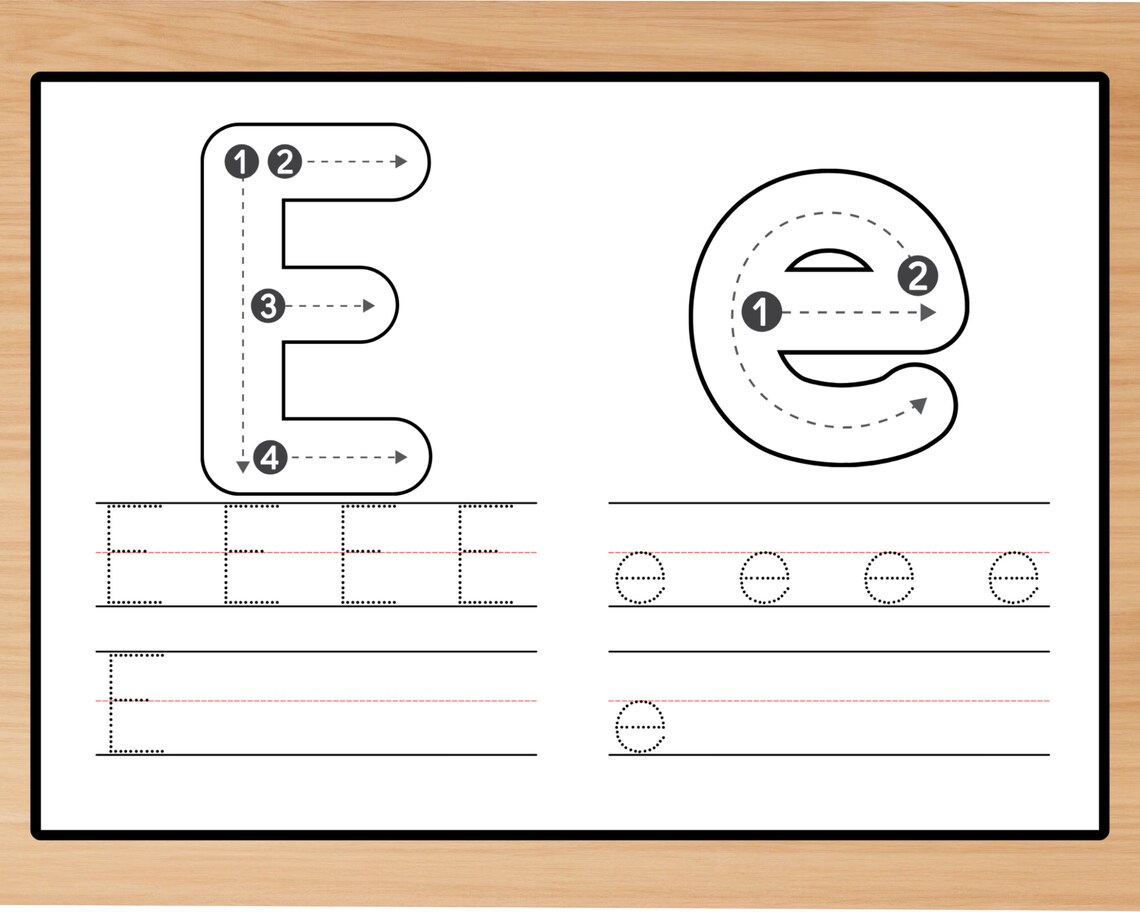 Traceable Alphabet Letters, Printable Letter Tracing Worksheets ...