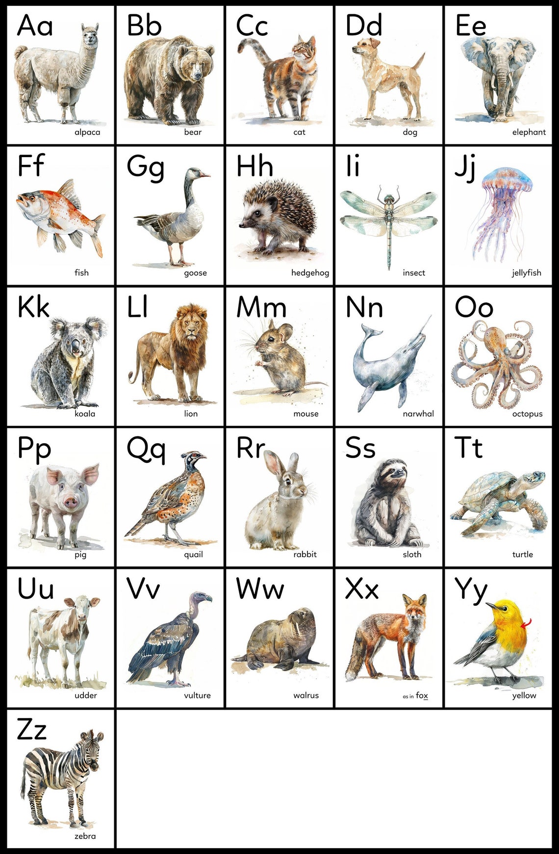 Phonetic Alphabet, Alphabet Templates, Zoo Phonics, Alphabet Flashcards ...