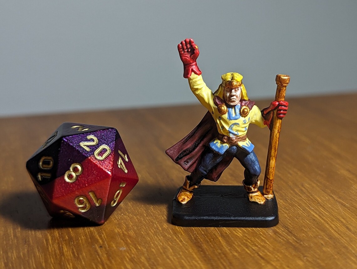 Vintage Heroquest Wizard Painted Miniature - Etsy