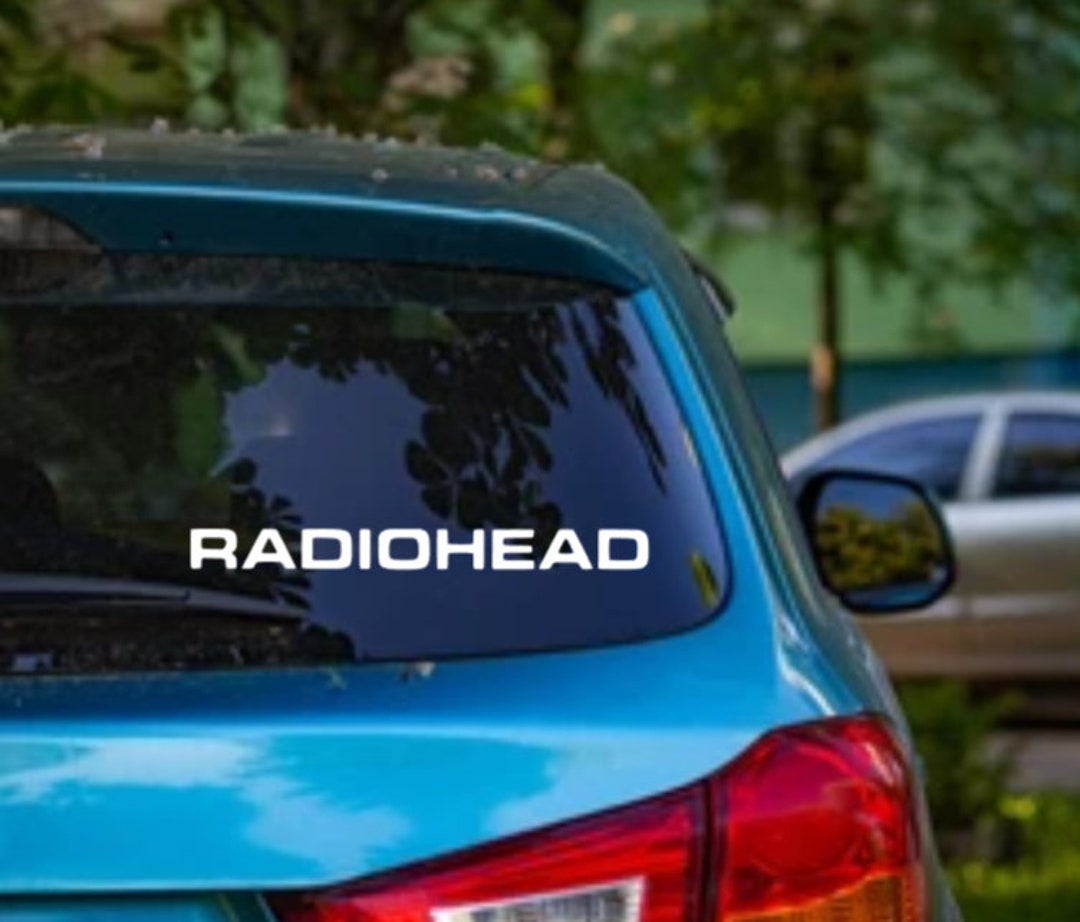 Radiohead Vinyl Decal Sticker Transparent Car Bumper Sticker - Etsy