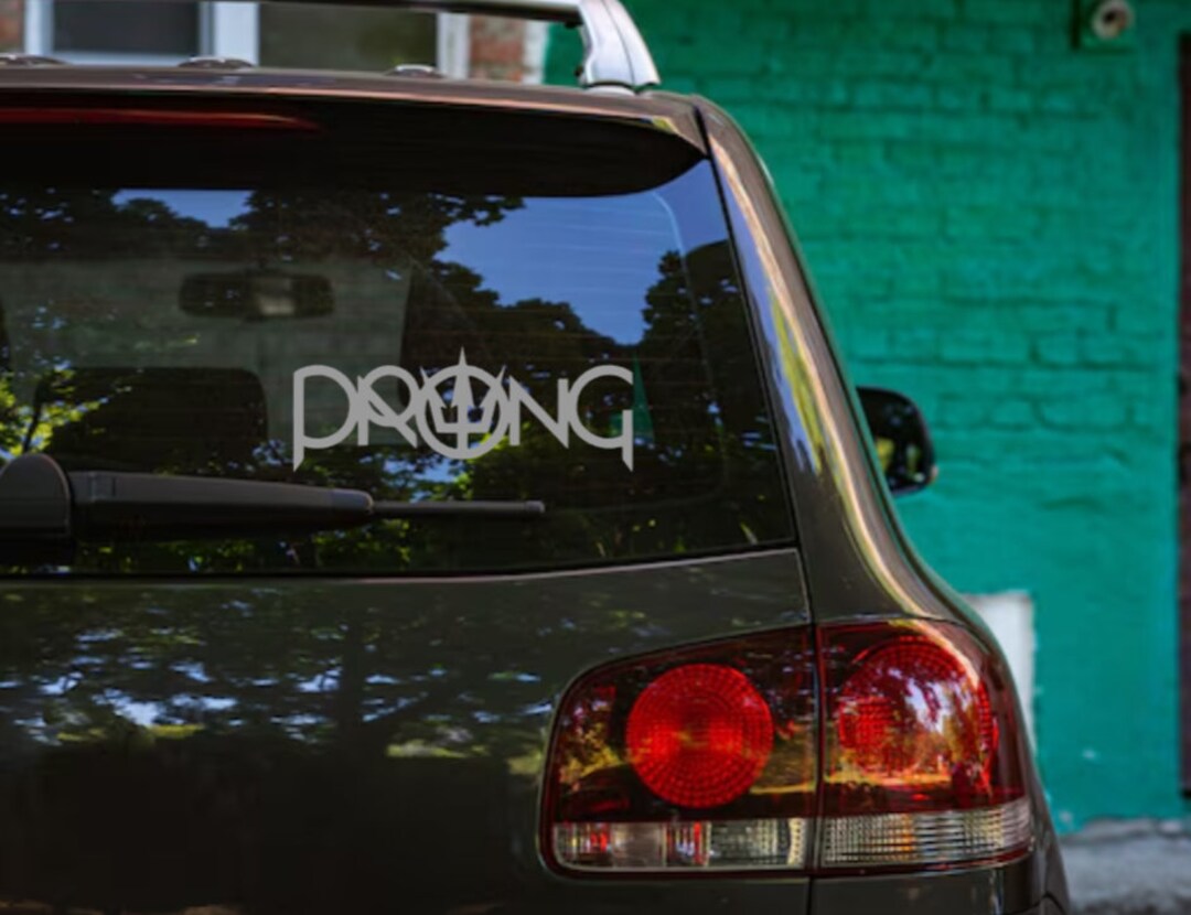 Prong Vinyl Decal Sticker Transparent Car Bumper Sticker - Etsy