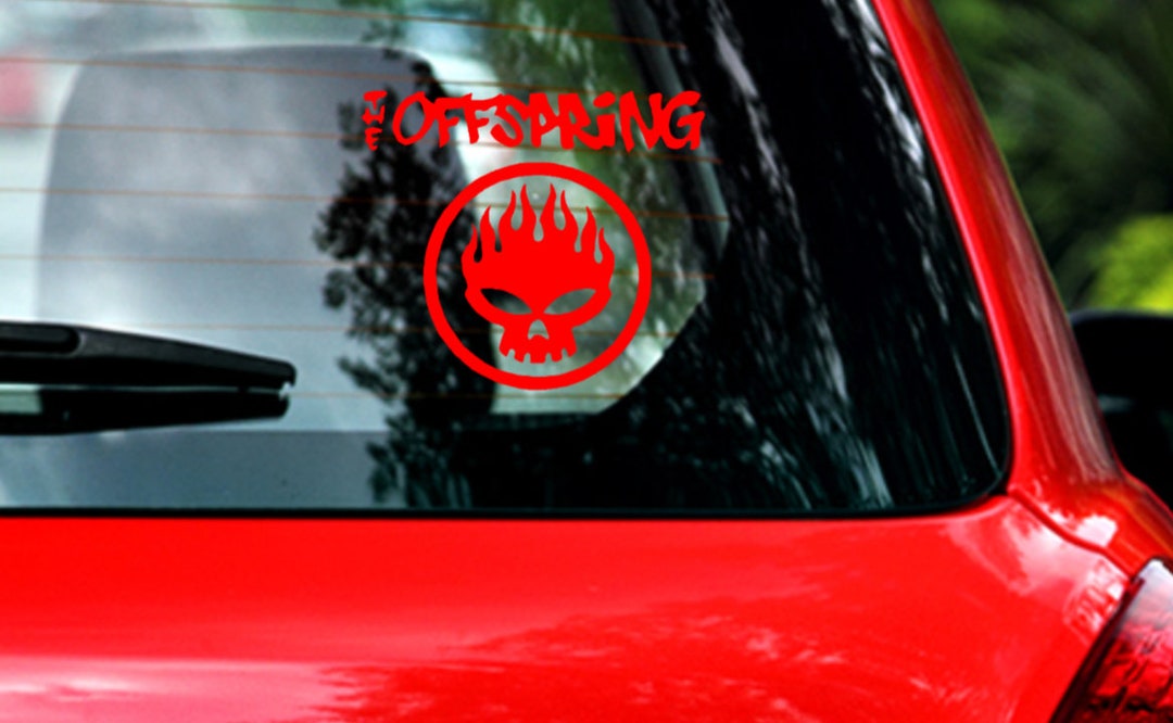 The Offspring Vinyl Decal Sticker Transparent Car Bumper Sticker - Etsy
