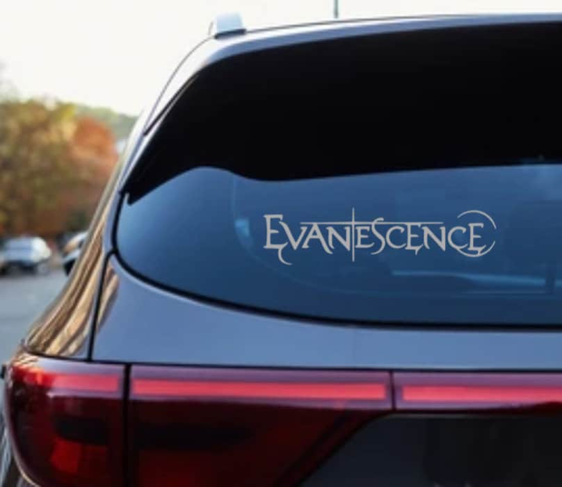 Evanescence Logo Vinyl Decal Sticker Transparent Car Bumper Sticker - Etsy