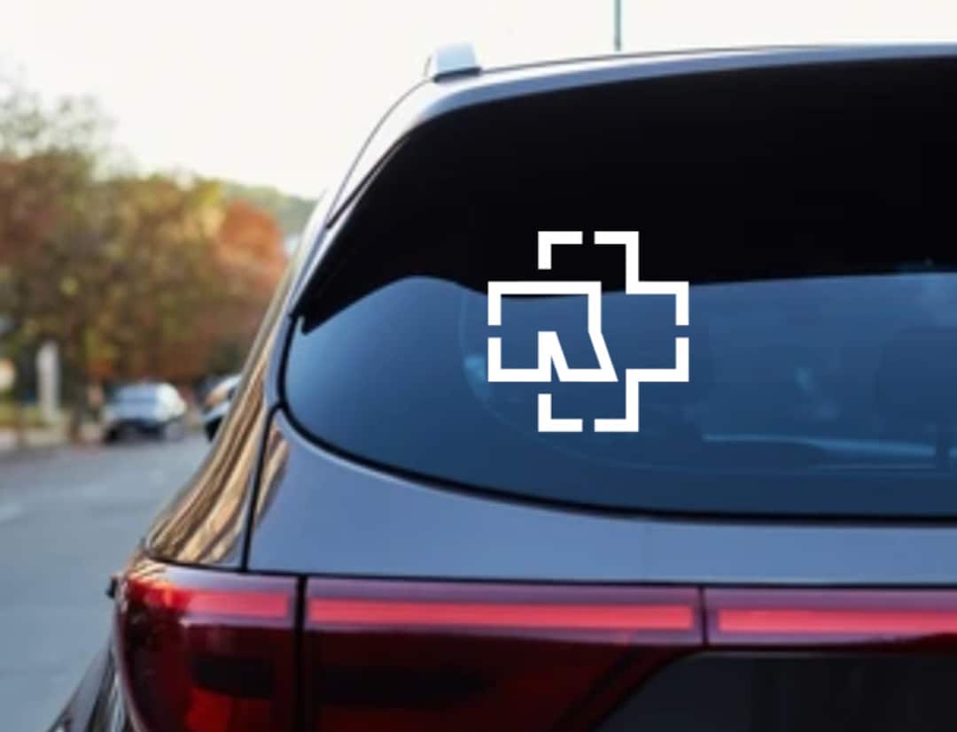 Rammstein Vinyl Decal Sticker Transparent Car Bumper Sticker - Etsy