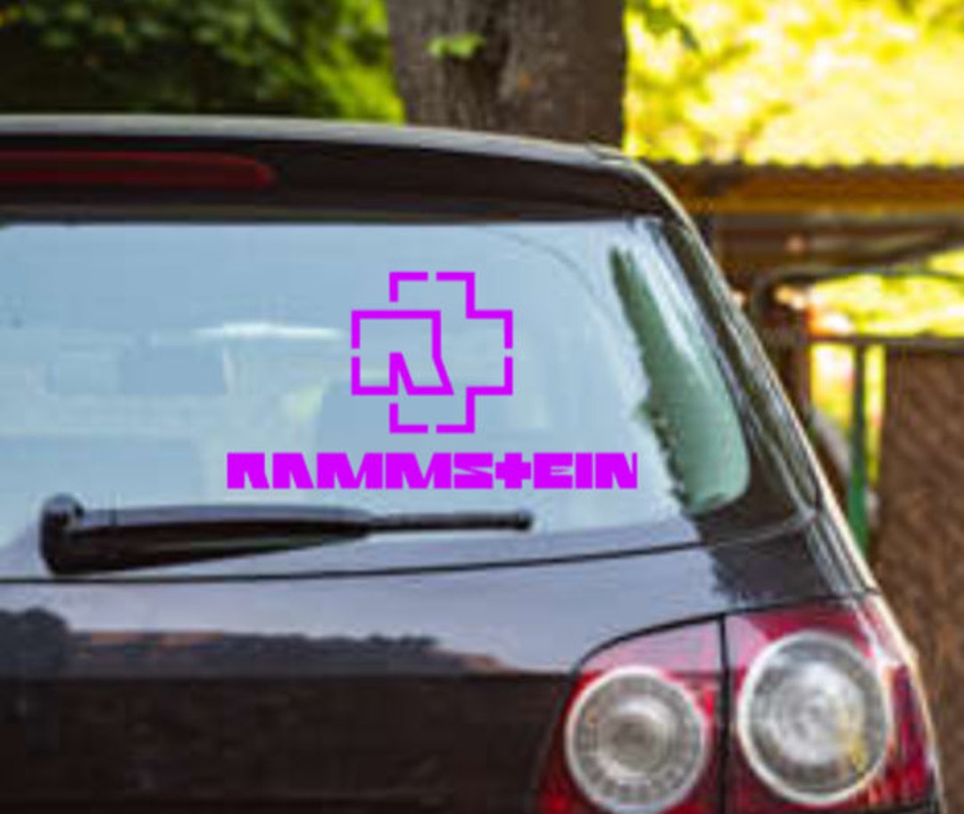 Rammstein Vinyl Decal Sticker Transparent Car Bumper Sticker - Etsy