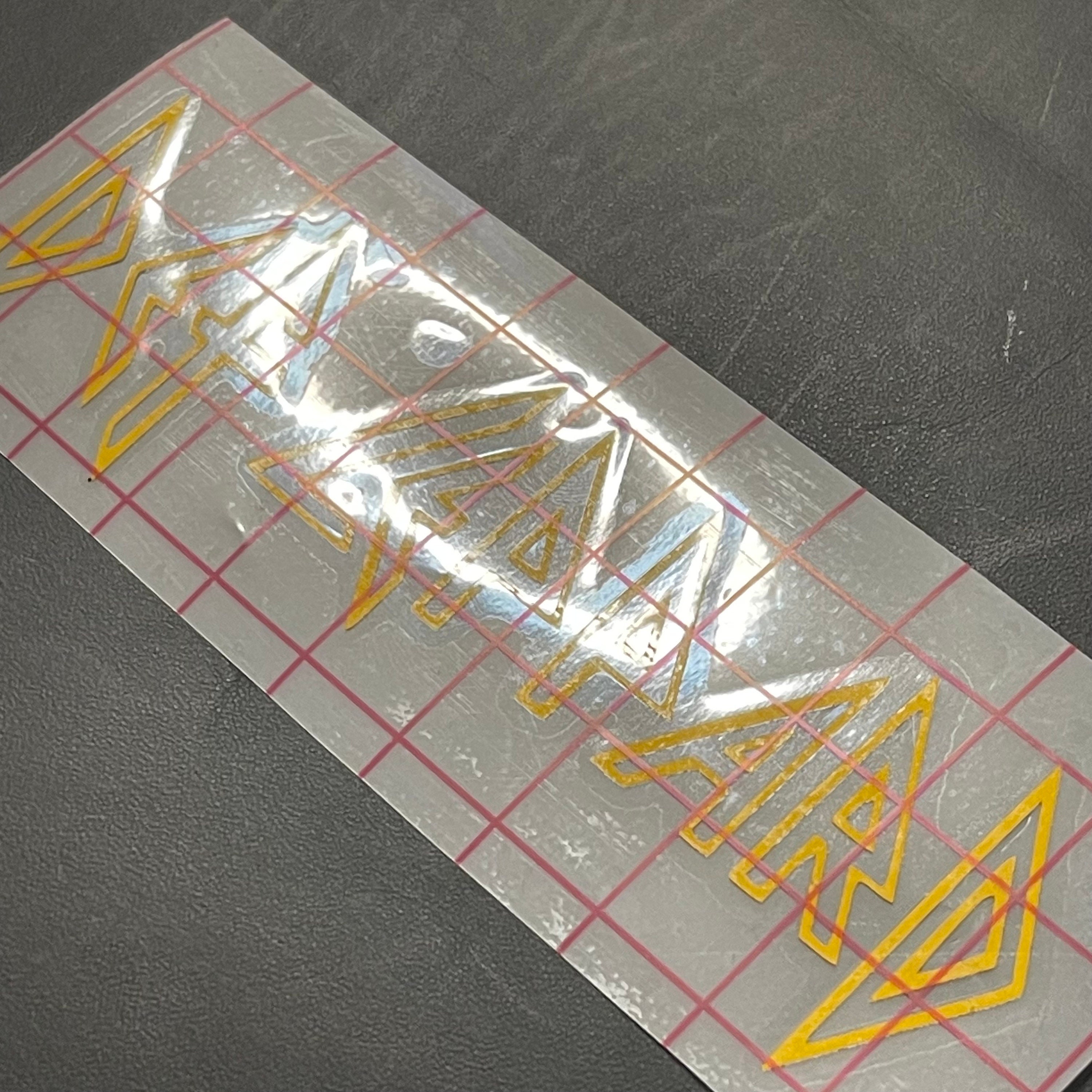 Def Leppard Vinyl Decal Sticker Transparent Car Bumper Sticker - Etsy