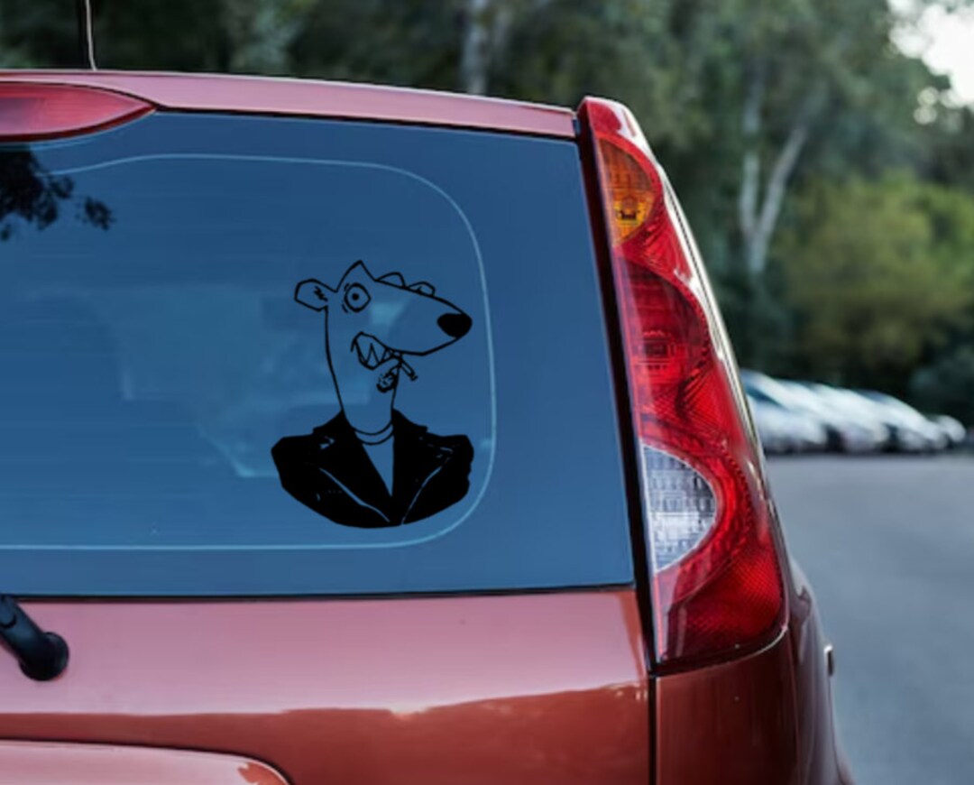 Screeching Weasel Vinyl Decal Sticker Transparent Car Bumper Sticker - Etsy