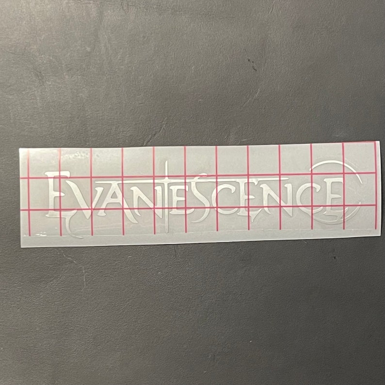 Evanescence Logo Vinyl Decal Sticker Transparent Car Bumper Sticker - Etsy