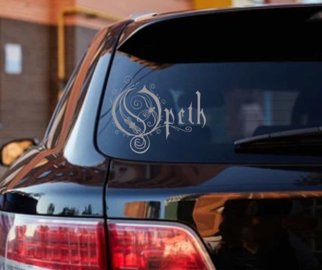 Opeth Logo Vinyl Decal Sticker Transparent Car Bumper Sticker - Etsy