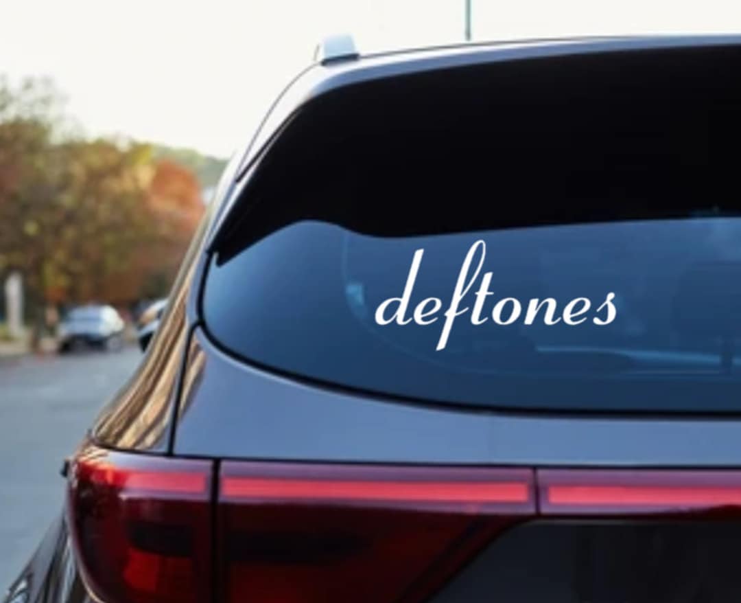 Deftones Vinyl Decal Sticker Transparent Car Bumper Sticker - Etsy