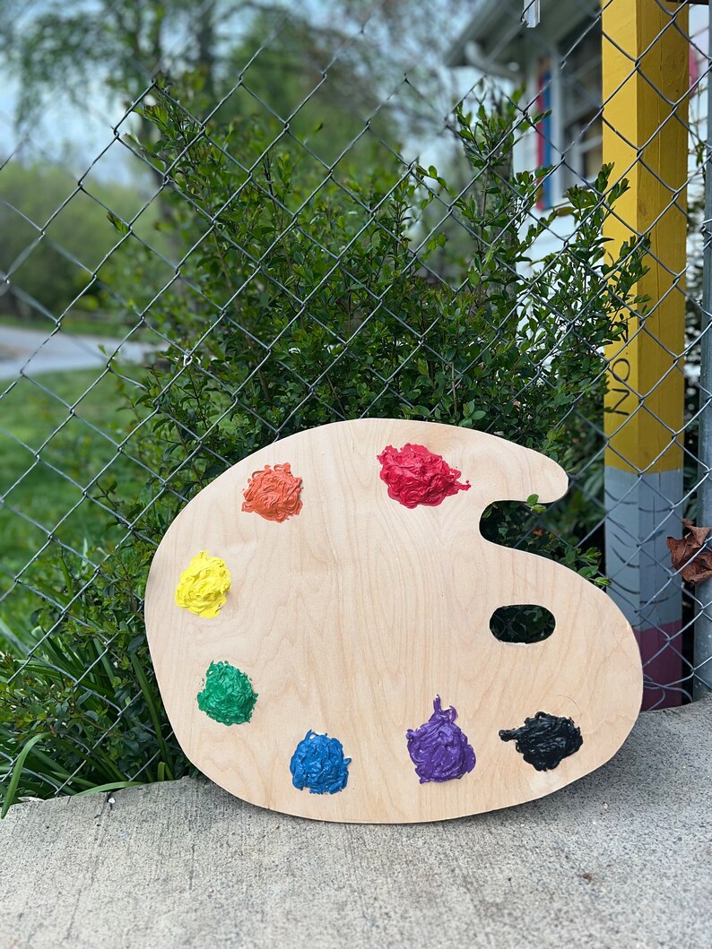 Wooden Paint Palette - Etsy