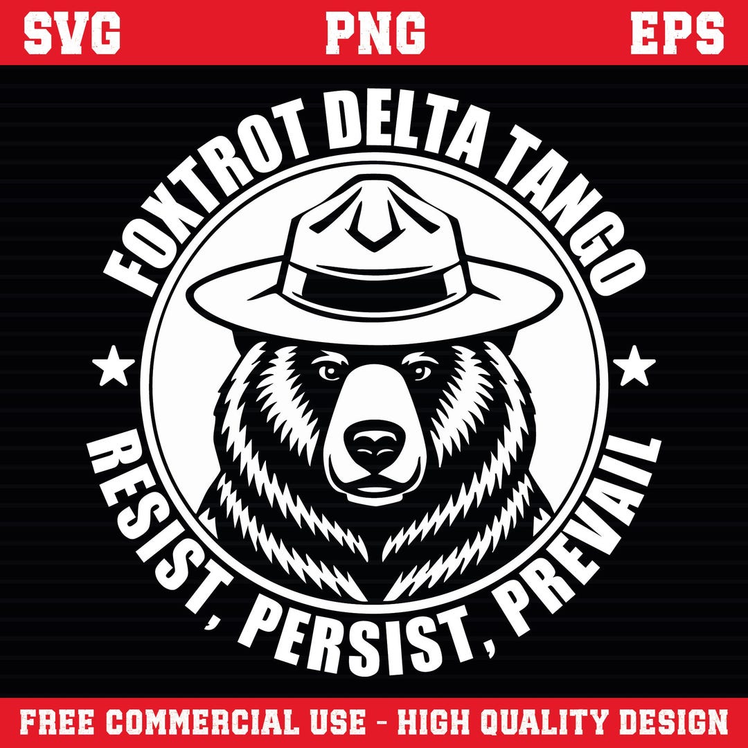 Foxtrot Delta Tango Svg PNG EPS, Anti-trump Png, Not Subtle Anti-trump ...