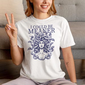Medusa Feminist Quote SVG PNG Bundle: "i Could Be Meaner" (digital ...