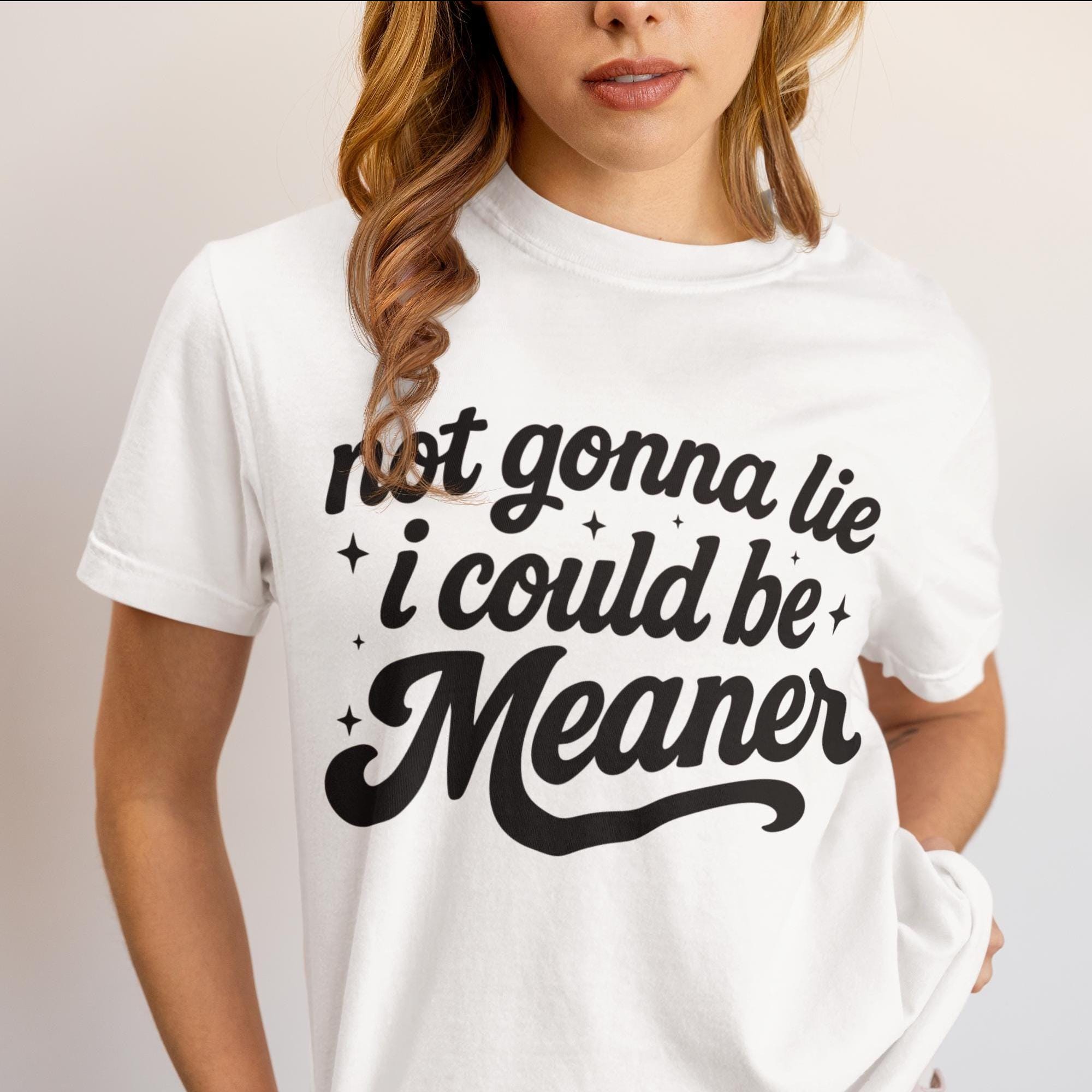 Sassy Medusa Quote SVG PNG Bundle: I Could Be Meaner - Commercial Use ...