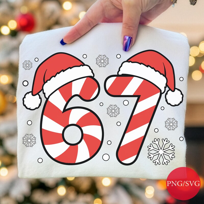 6 7 Candy Cane - Etsy