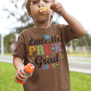 Little Mr. Pre-k Grad Bundle 2025 SVG PNG, Boy Graduation SVG, Colorful ...