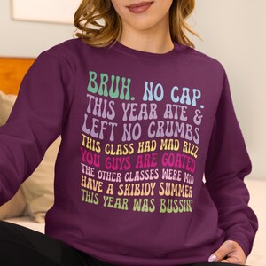 Gen A Slang Teachers PNG SVG EPS, Happy Last Day of School 2025 Funny ...