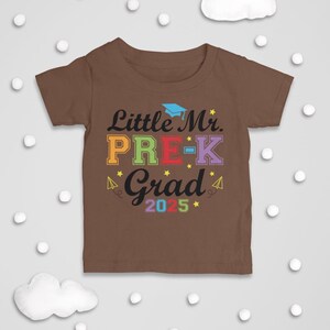 Little Mr. Pre-k Grad Bundle 2025 SVG PNG, Boy Graduation SVG, Colorful ...