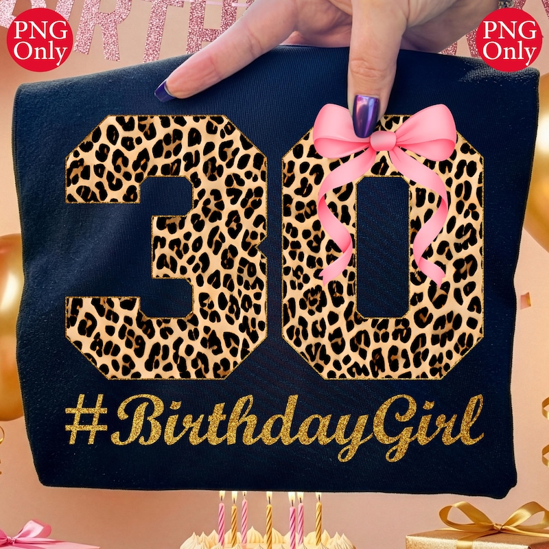 30th Leopard Print Decor - Etsy