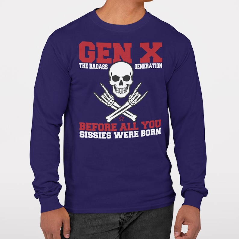 Gen X Skull SVG PNG: Badass Generation Graphic - Cricut, Silhouette Cut ...