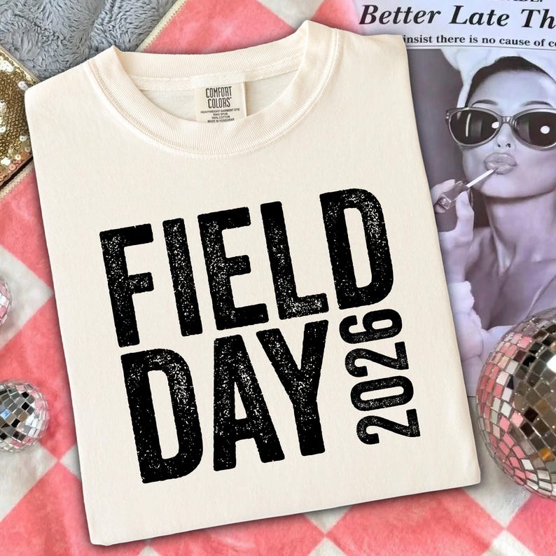 Field Day 2026 Design: School Event PNG Bundle Retro Style (digital ...