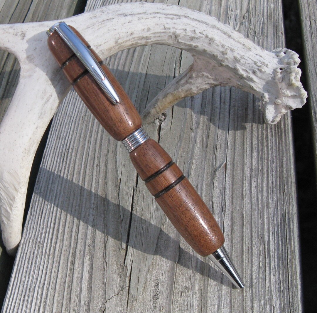 Black Walnut Saturn Style Wood Twist Pen - Etsy