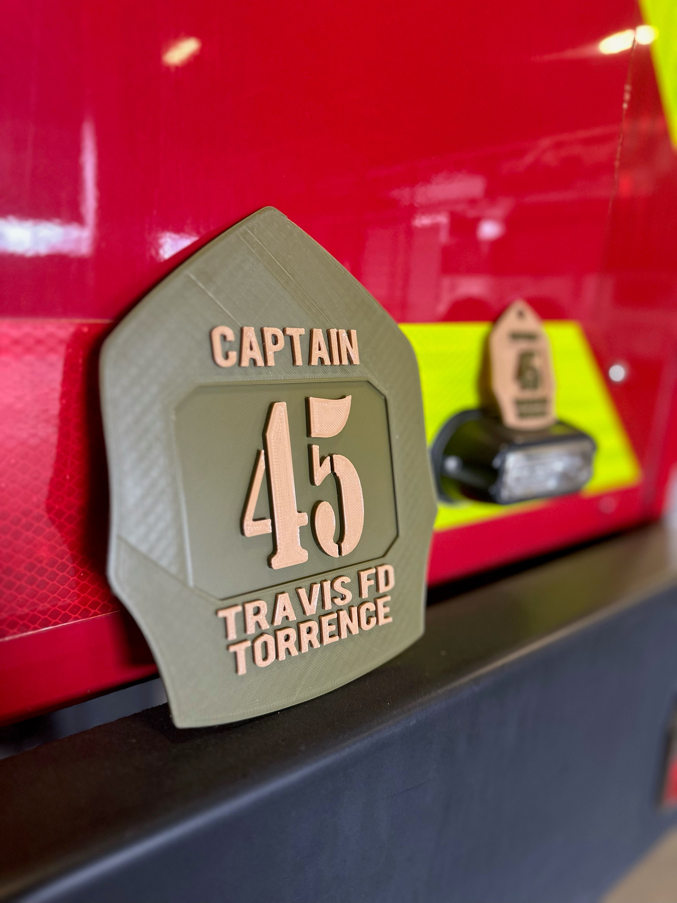 3D Printed Firefighter Display Helmet Shield - Etsy