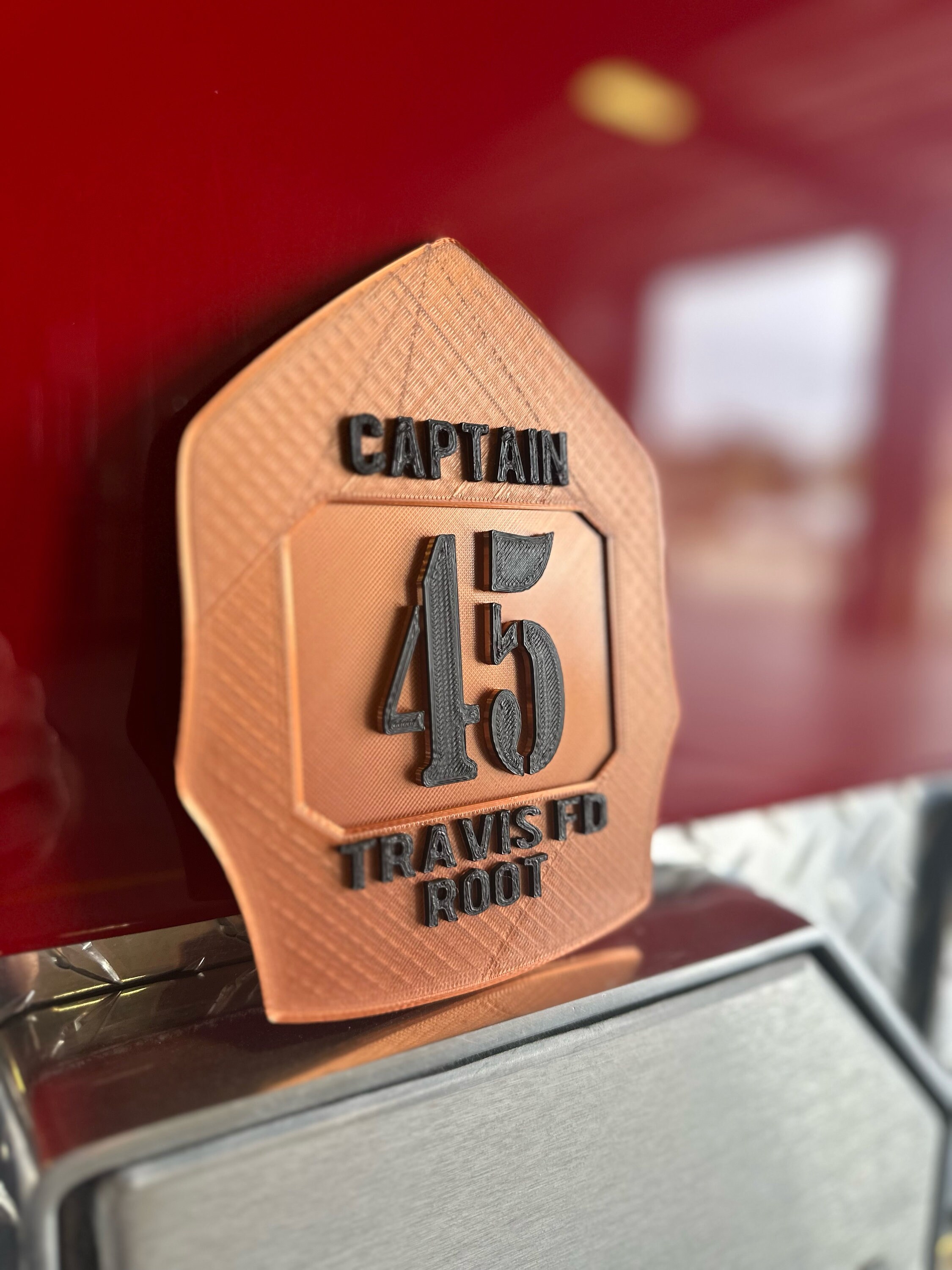 3D Printed Firefighter Display Helmet Shield - Etsy
