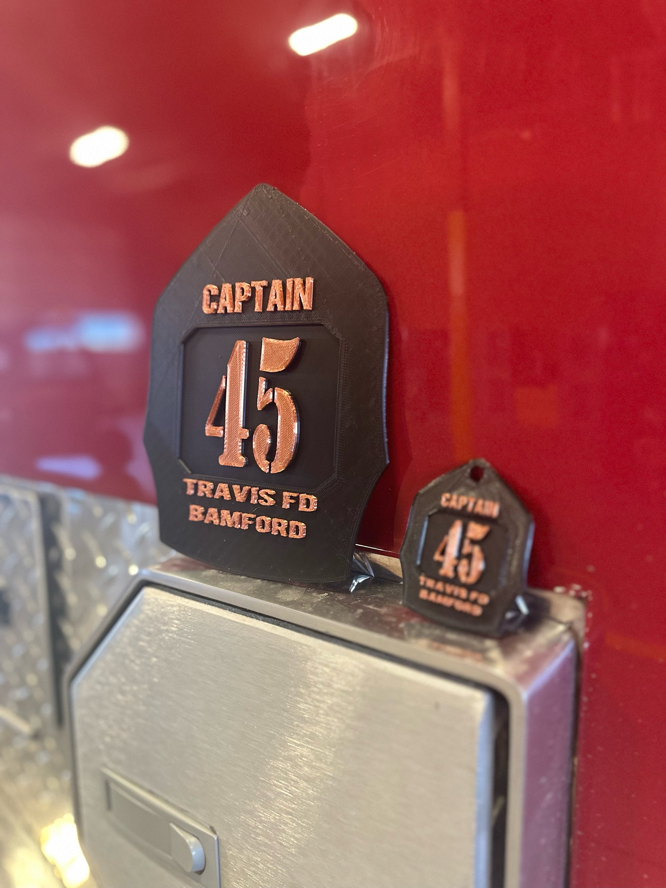 3D Printed Firefighter Display Helmet Shield - Etsy