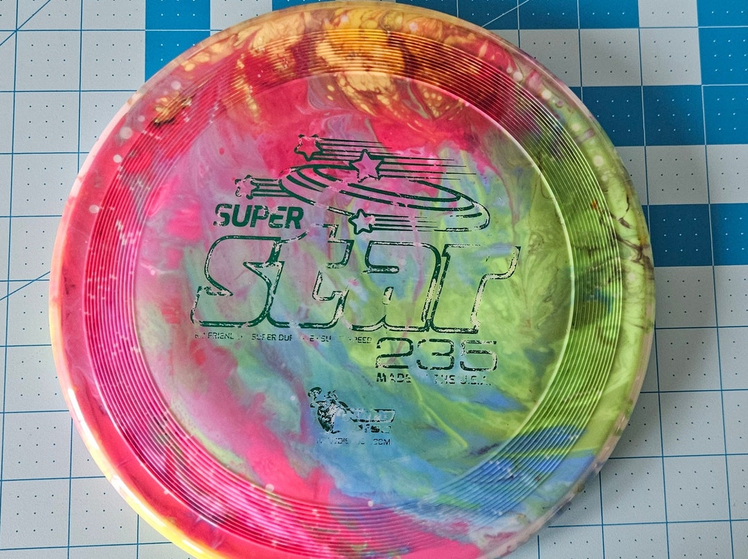 Toxic Neons Super Star Dog Disc - Etsy