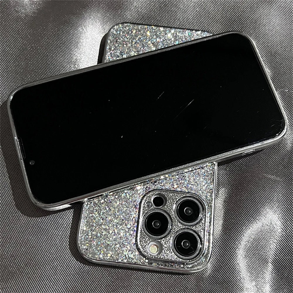 Cute Luxury Bling Sequin Glitter Shiny Phone Case for iPhone 14 13 12 ...