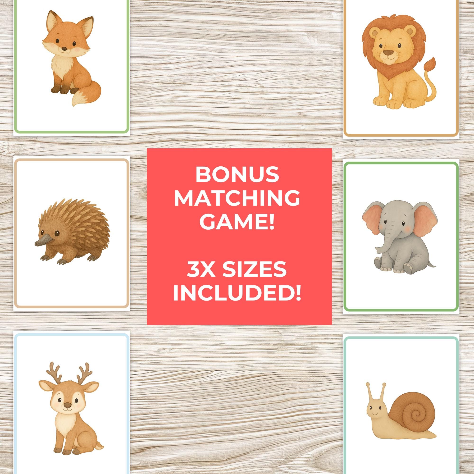 Animal Habitat Mega Bundle | Printable Animal Flashcards & Games | 80 ...