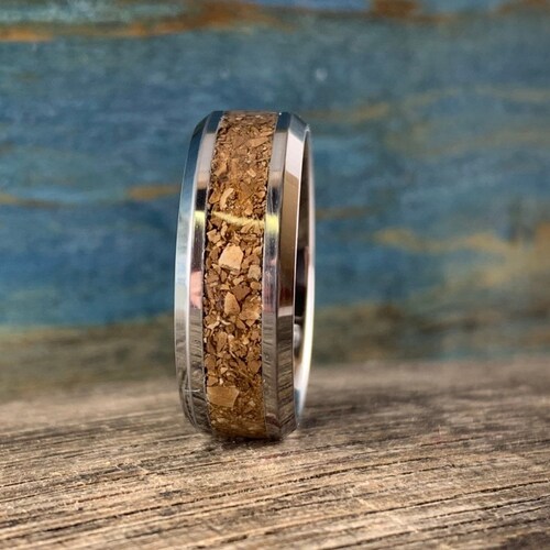 T-rex Bone Ring Men's Tungsten Wedding Band Unique | Etsy