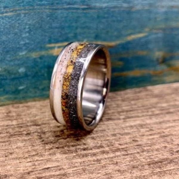 Deer Antler Ring - Etsy