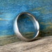 Modern Wedding Band Titanium Wedding Ring Men's Custom | Etsy